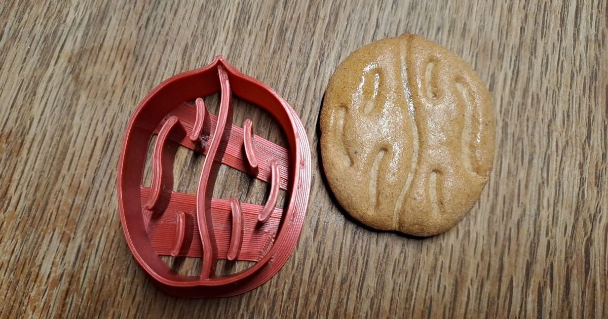 Walnut cookie cutter by Šárka Vaníková | Download free STL model ...