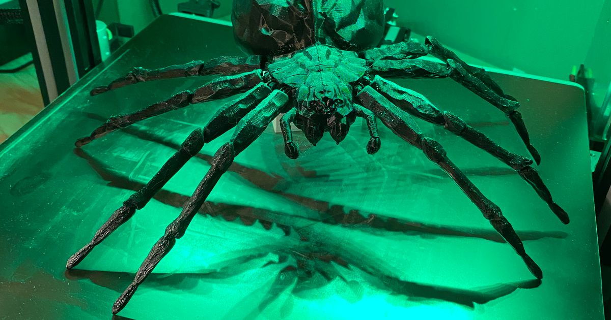 Giant Spider "REMIXED" by tommycederlund | Download free STL model ...