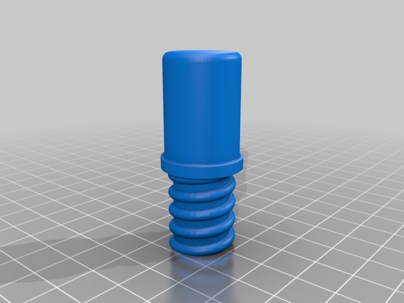 Broom Handle / Extension Rod Tip by T3CHKOMMIE | Download free STL ...