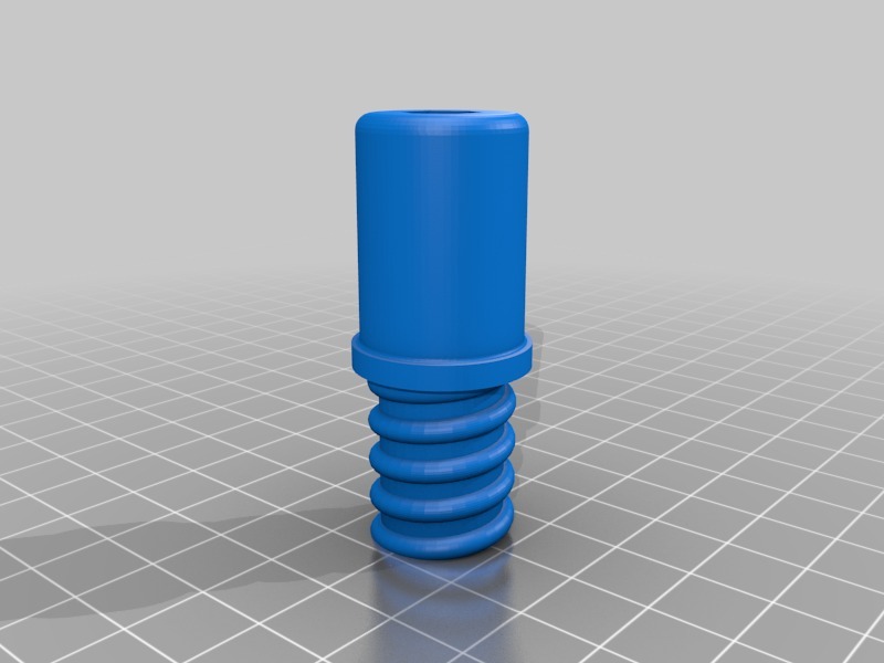 Broom Handle / Extension Rod Tip by T3CHKOMMIE | Download free STL ...