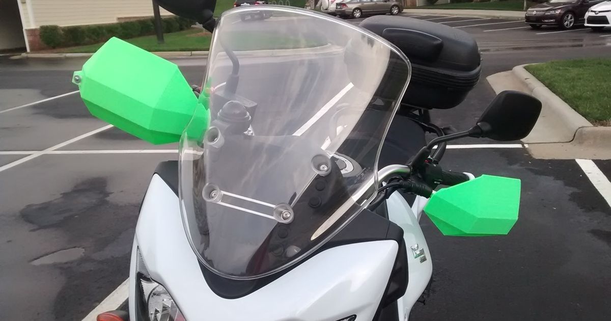 Motorcycle Hand Guards and Mounts for Vstrom 650 (and others) by ...