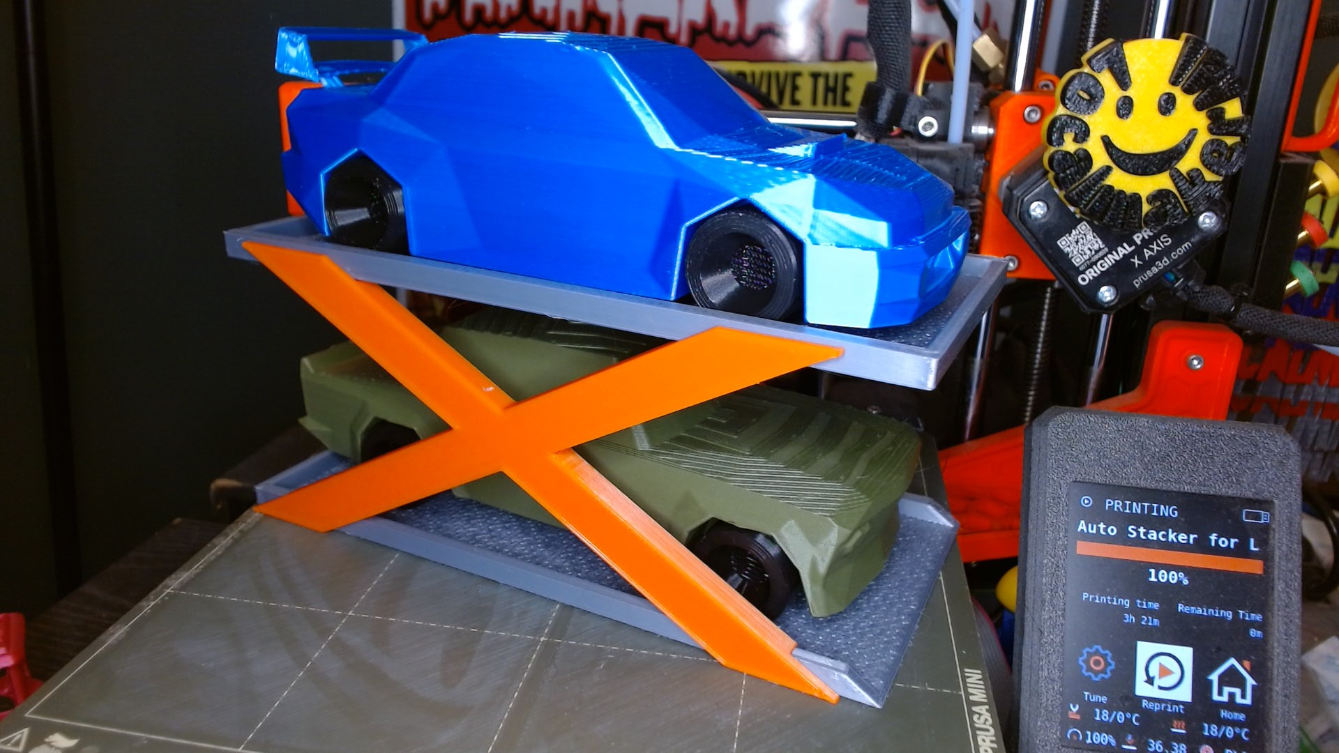 Auto Stacker for Low Poly Cars by LocalmakerMI | Download free STL ...