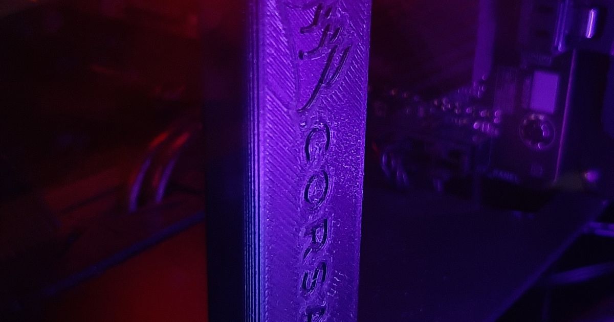 Graphics card support bracket / anti-sag bracket by MikaM | Download ...