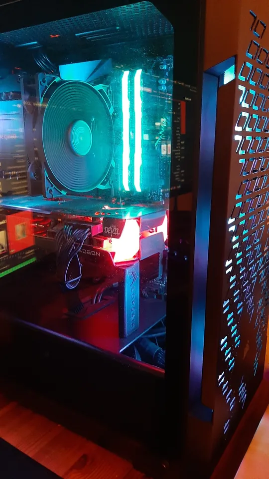 Graphics card support bracket / anti-sag bracket by MikaM | Download ...