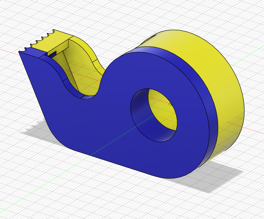 Tesa tape dispenser/holder by MikaM | Download free STL model ...