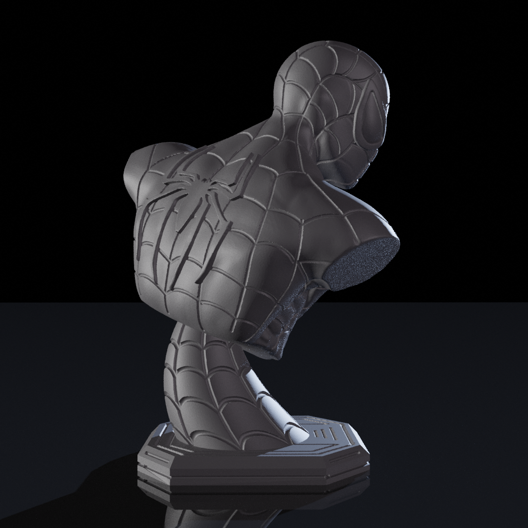 Spiderman Bust (STL) von WindBlatt3D | Kostenloses STL-Modell ...