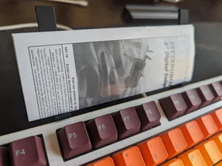 Angled Keyboard Paper Stand by Ossum | Download free STL model ...