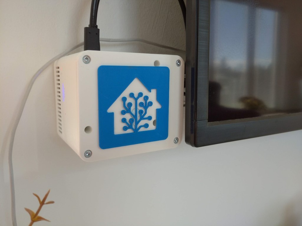 Home Assistant Logo cover for Rpi case by Zdendys | Download free STL ...