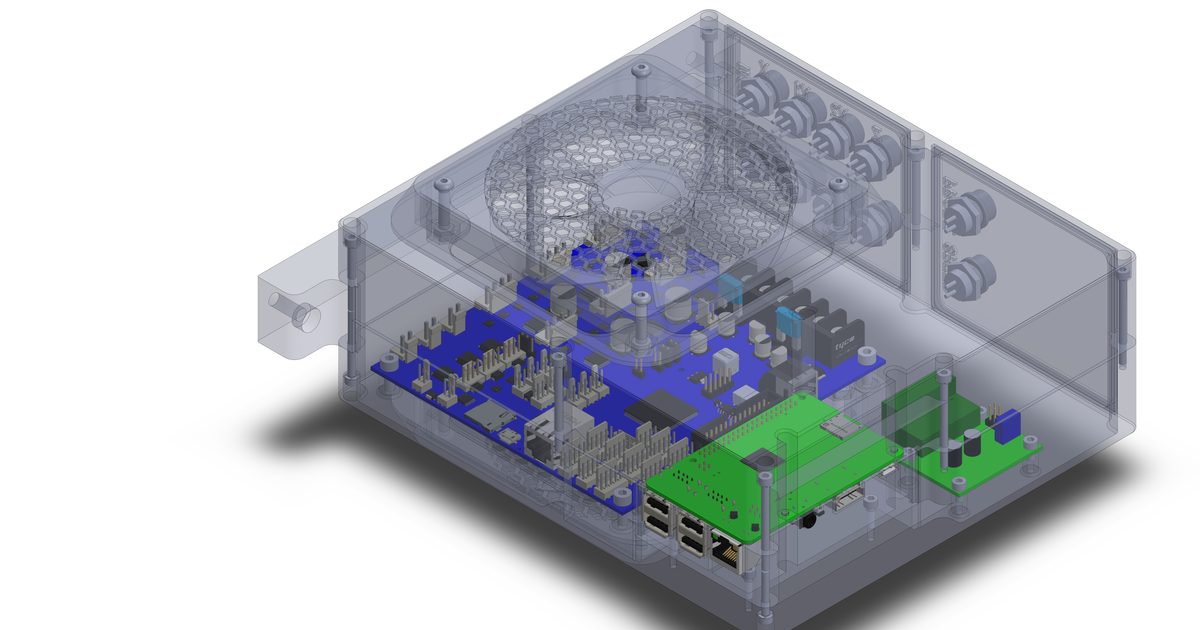 Duet 3 6HC enclosure for CNC by JuL | Download free STL model ...