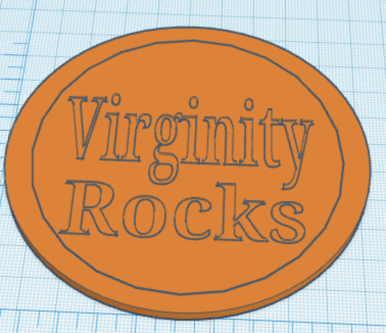 Virginity Rocks coaster by npwoodworx | Download free STL model ...