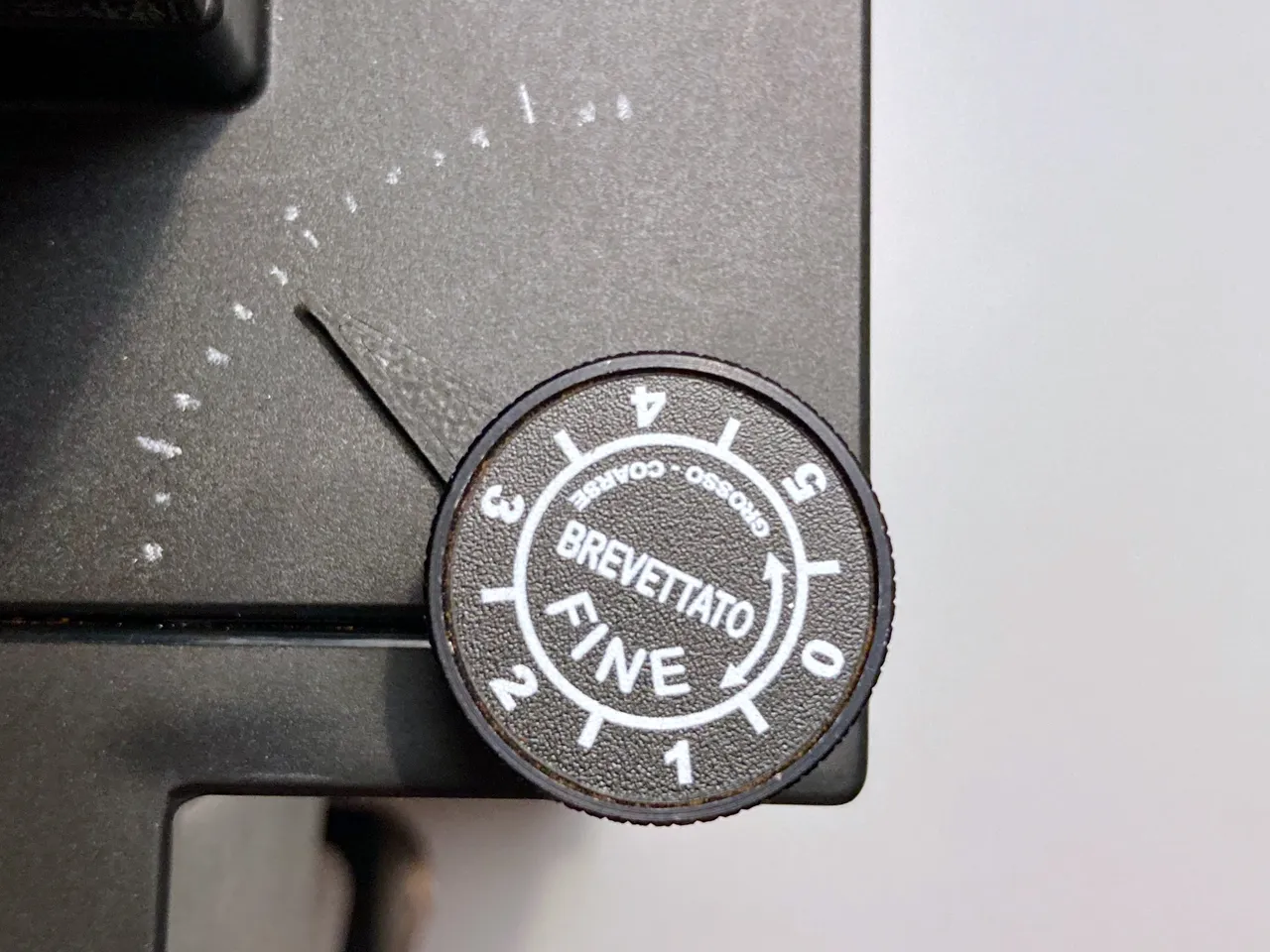 Eureka Mignon grind size scale for adjustment knob by Moritz | Download ...