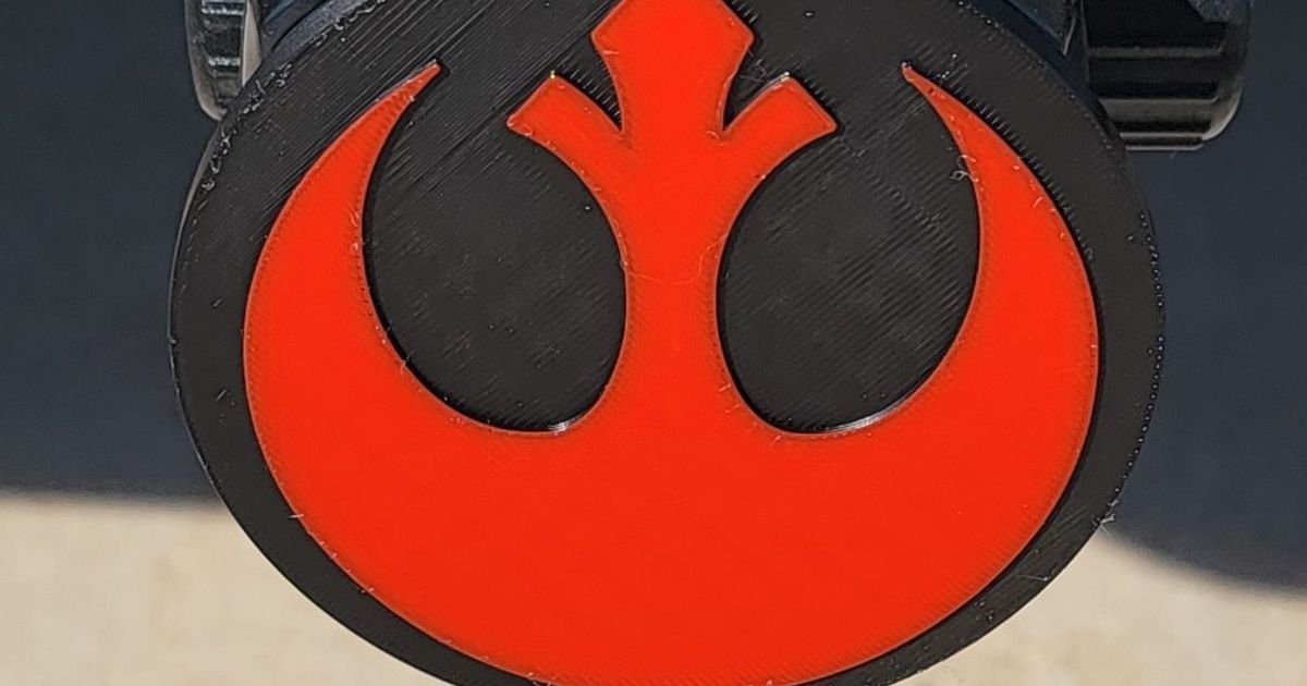 Rebel Hitch Receiver Cover by Lee David | Download free STL model ...