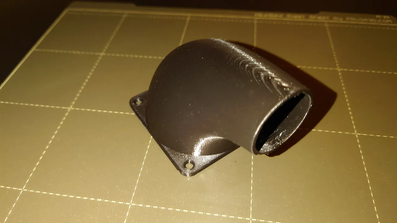 60mm 90-degree fan duct by RiotOne | Download free STL model ...