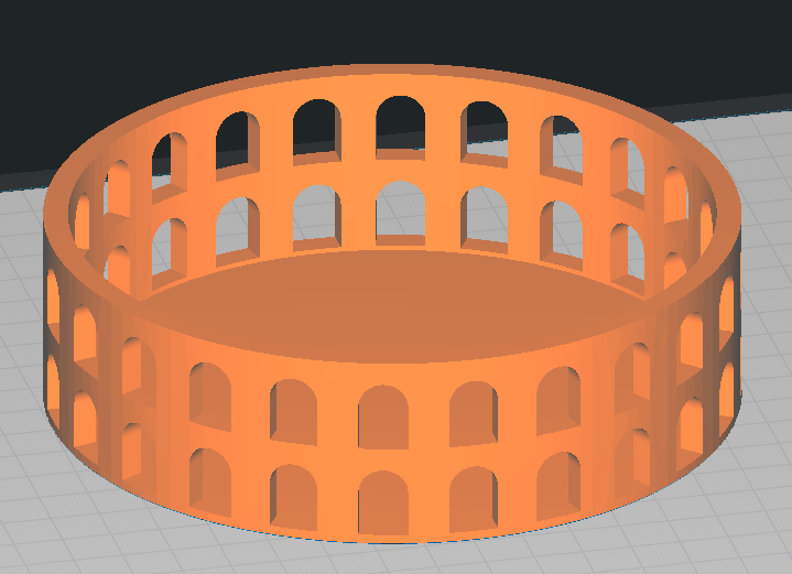 Simple Colosseum Bowl by TlN3d | Download free STL model | Printables.com