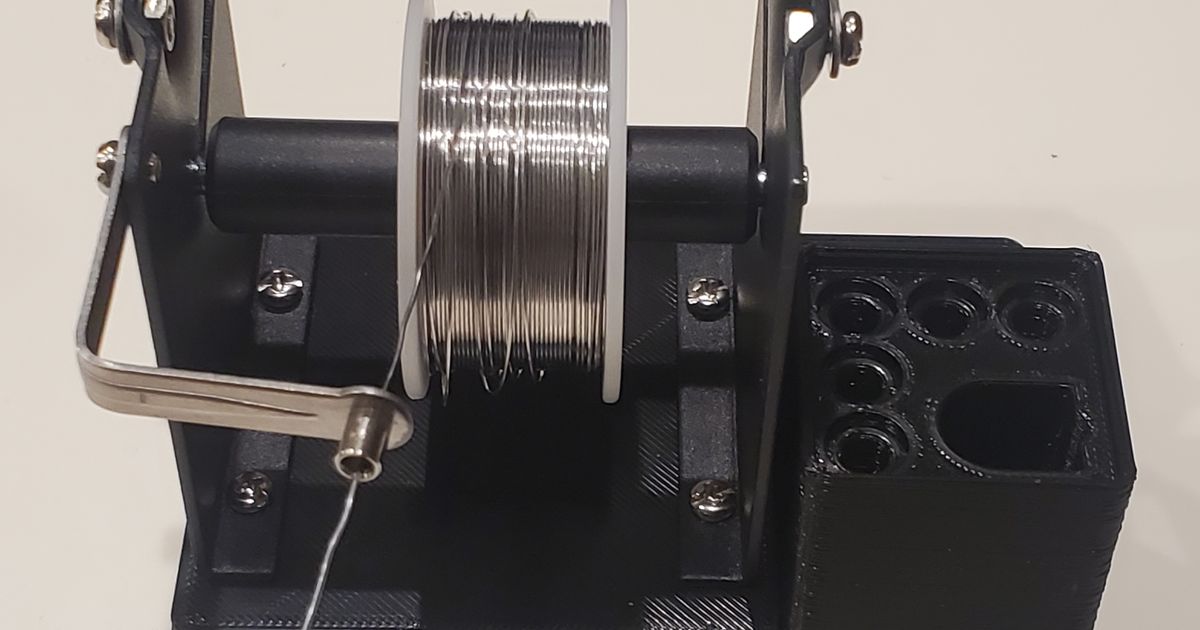 Gridfinity Solder Dispenser Reel Base (Parametric) by Roland Deschain ...