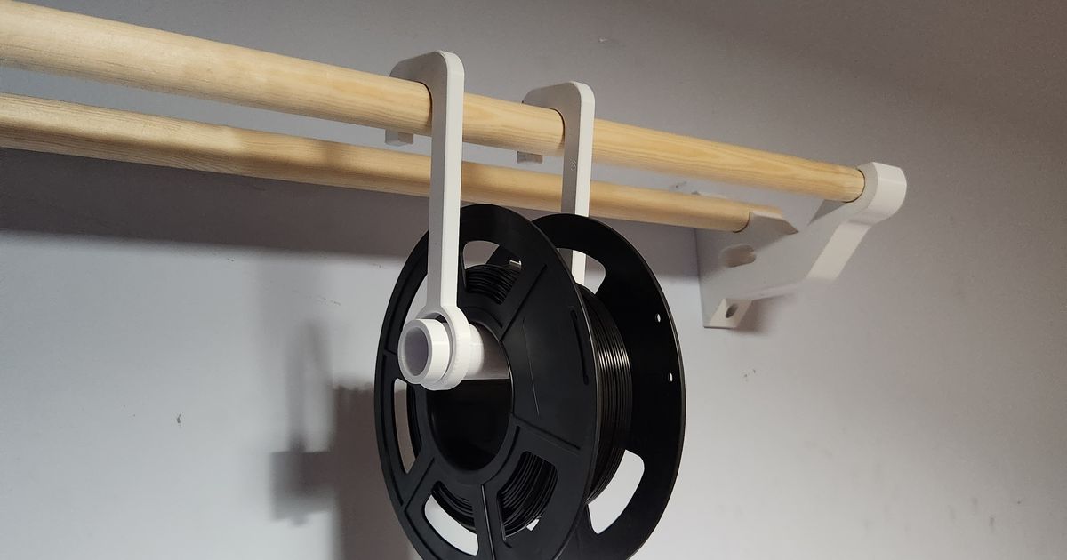 Filament Spool Holder by Matthew Richardson | Download free STL model ...