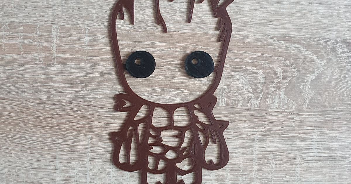 Baby Groot Wall Decor by Martin | Download free STL model | Printables.com