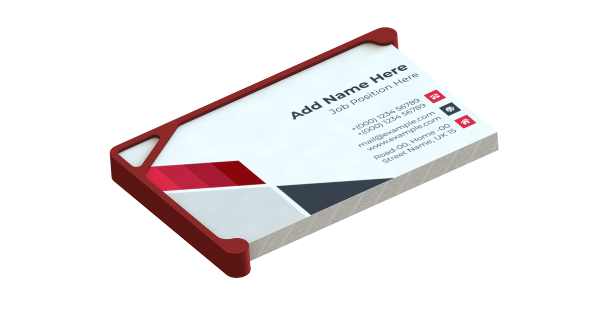 Flex - Minimal Business Card Holder by Angus B. Clark | Download free ...