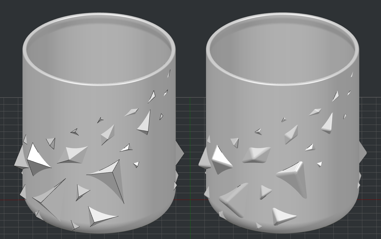 Flower Pot - Pyramidal shards by GreenCopper | Download free STL model ...
