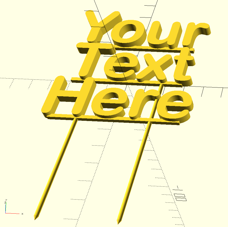 Customizable Cake Topper by Don English | Download free STL model ...