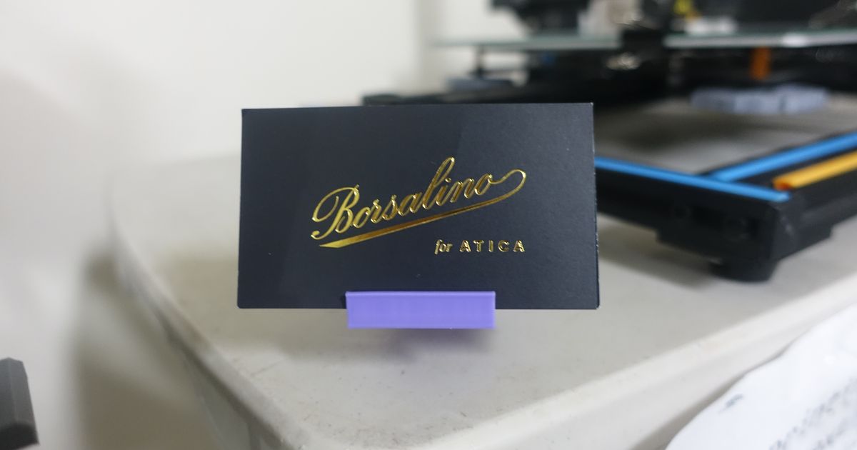 Invisible Business Card Holder by Josh Mcgregger | Download free STL ...