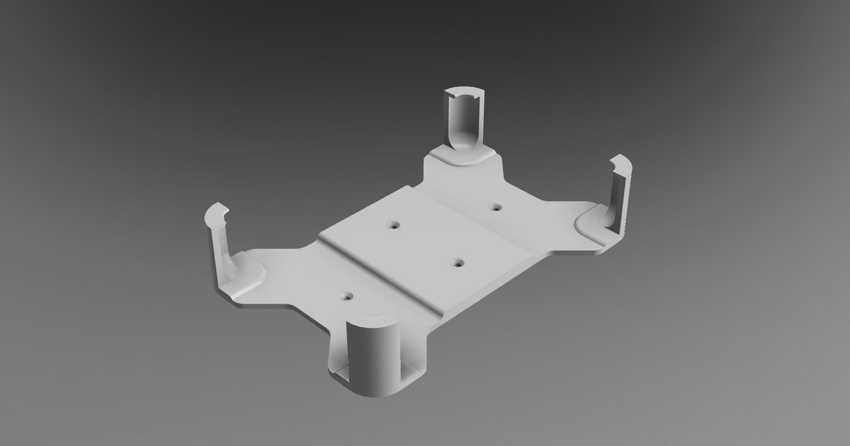 GL.iNet X750V2 Wall Mount by Jonathan Adams | Download free STL model ...