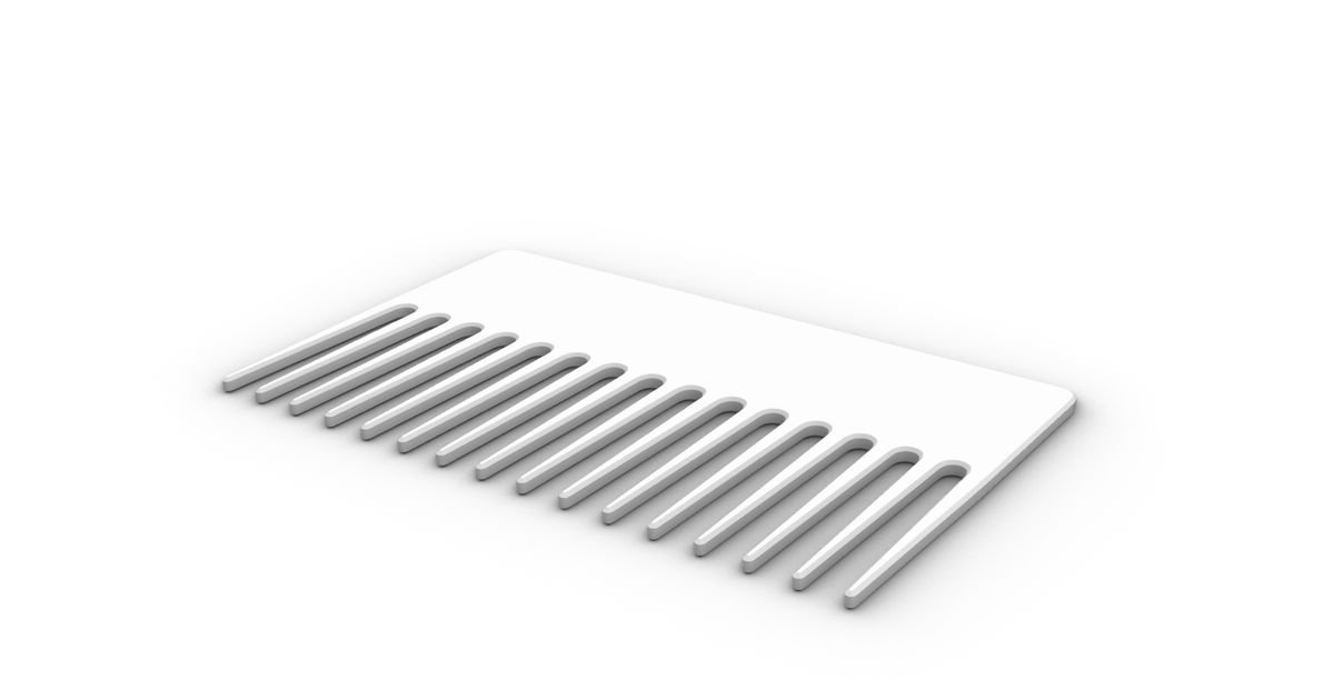 Credit comb 2 by Si Yuan | Download free STL model | Printables.com