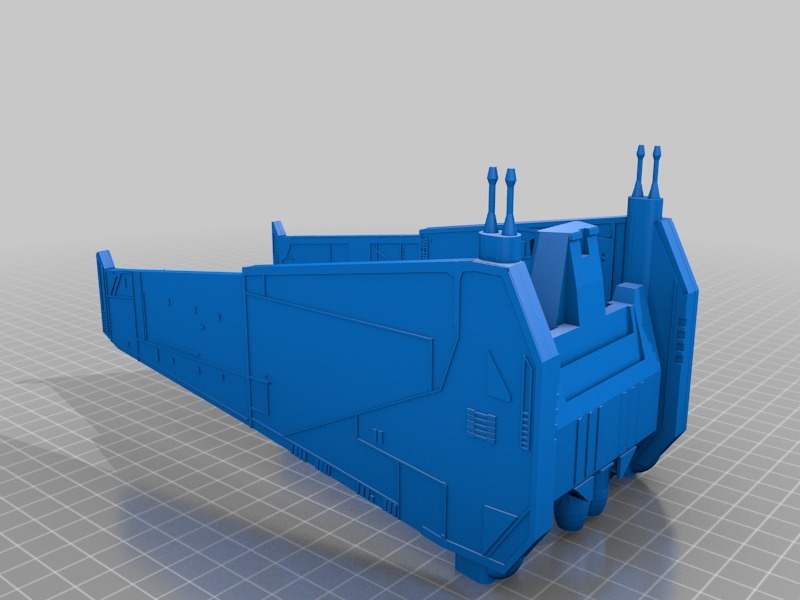 KYLO REN'S COMMAND SHUTTLE by OldManHomer | Download free STL model ...