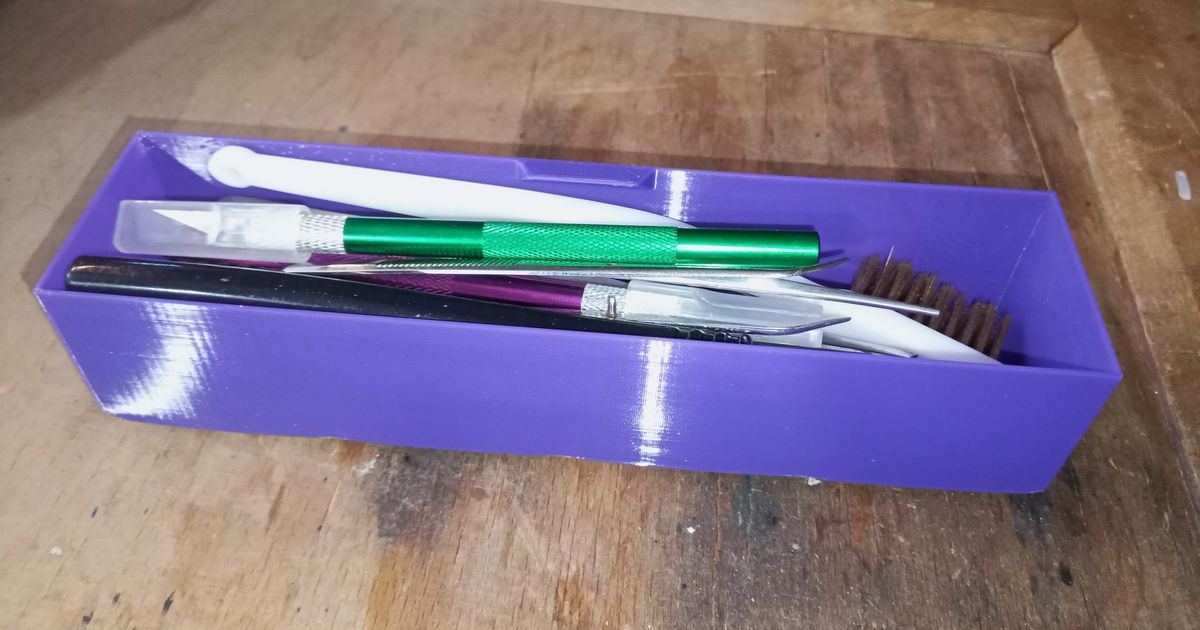 4x1 box on grid (50mm) by PaŠe | Download free STL model | Printables.com