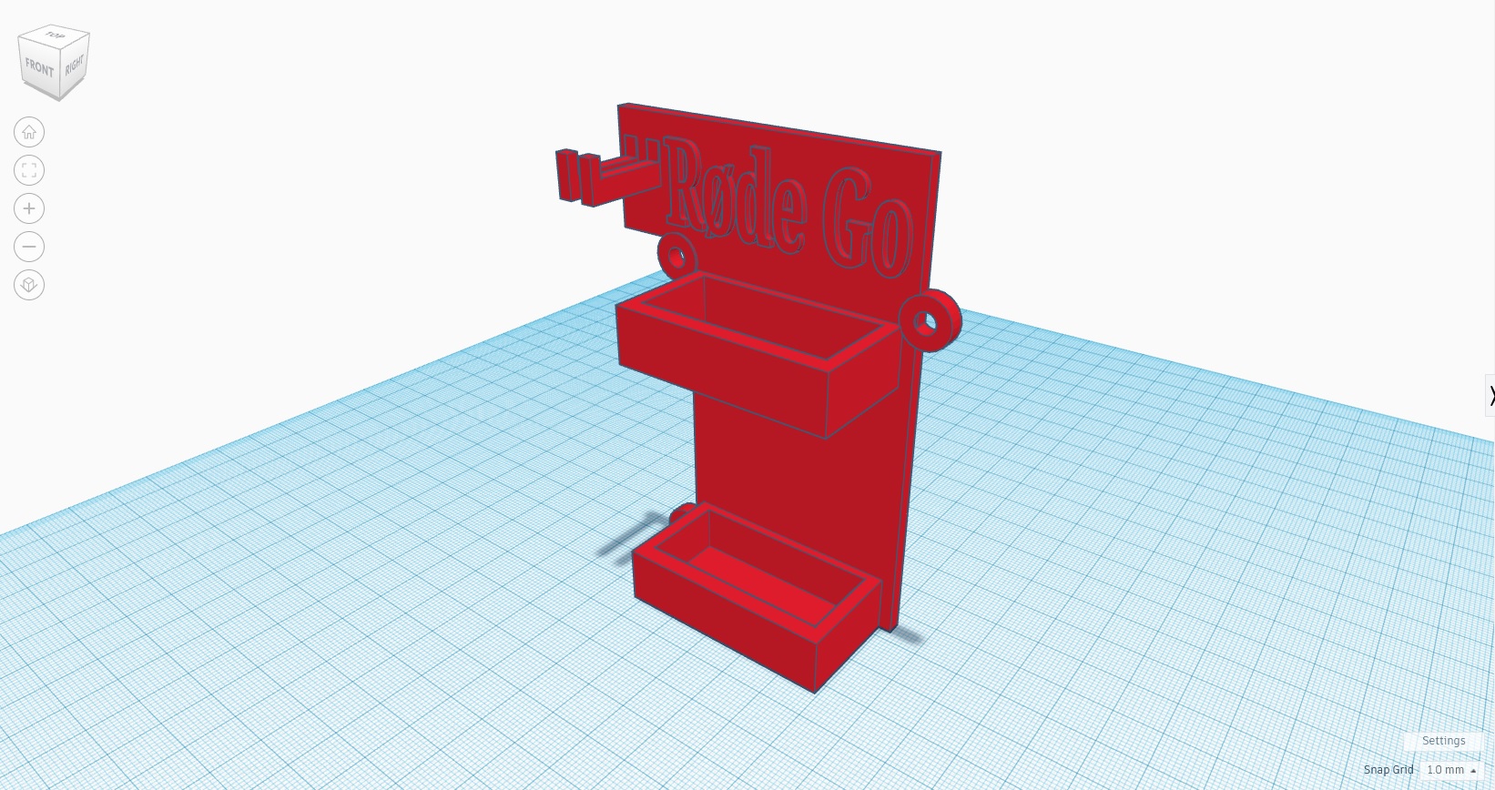 Røde Wireless GO wallmount by liloev | Download free STL model ...