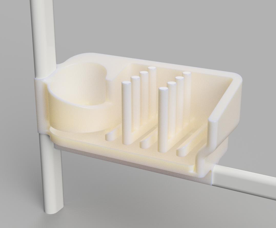 Sink Accessories Holder V2 by OngXeno | Download free STL model ...