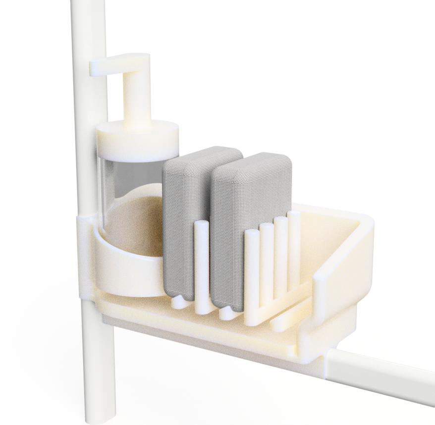 Sink Accessories Holder V2 by OngXeno | Download free STL model ...