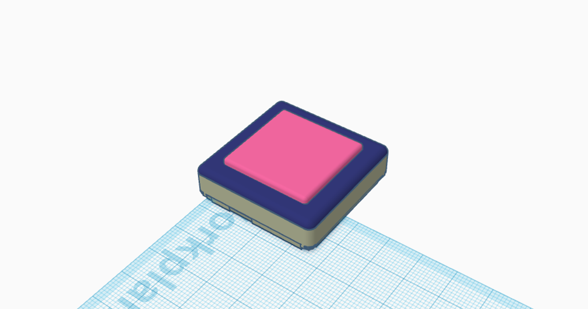 slim fidget button by simon andersen | Download free STL model ...