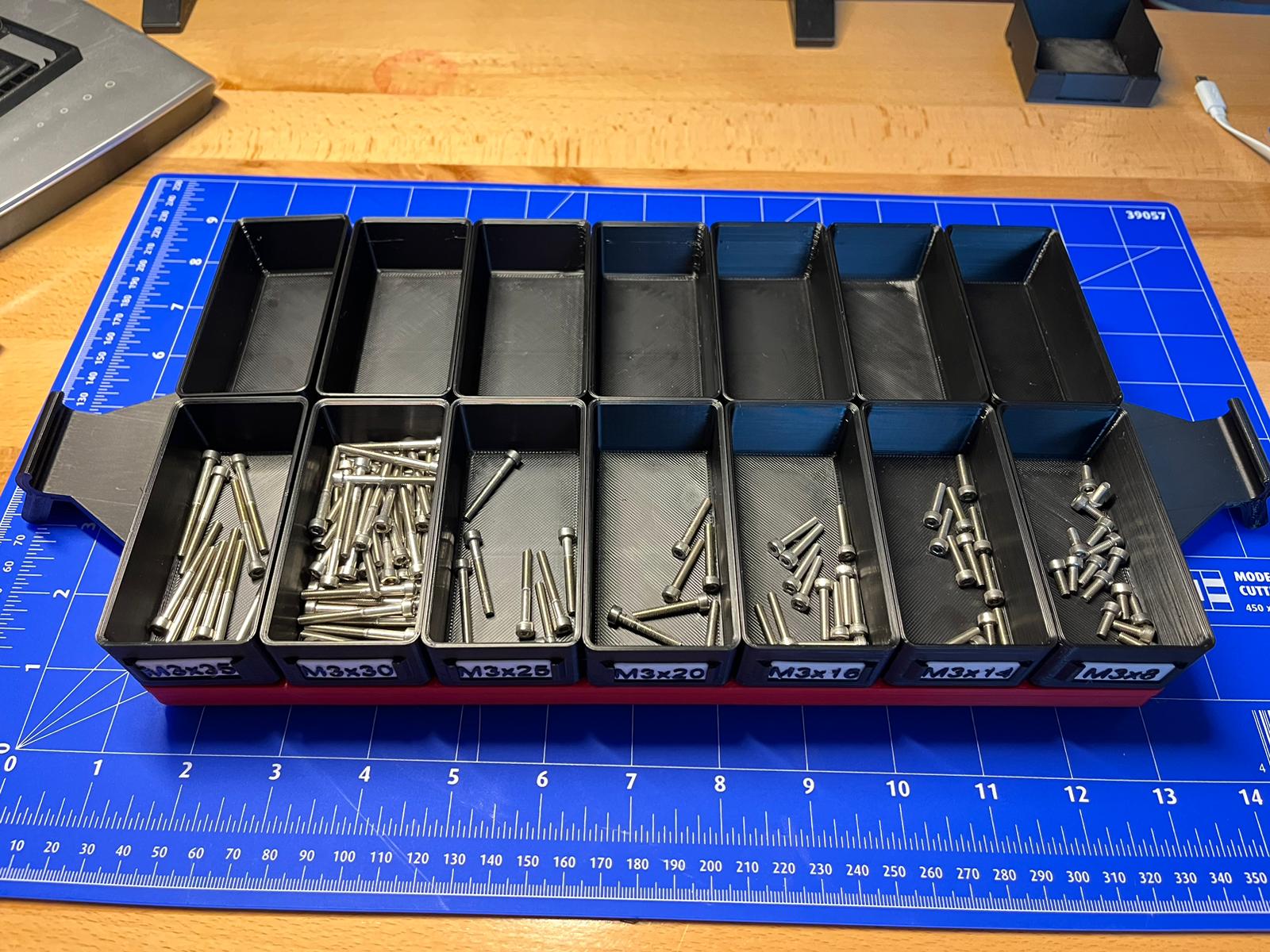 Fully printable Gridfinity box (parametric) by Lennard Hoting ...