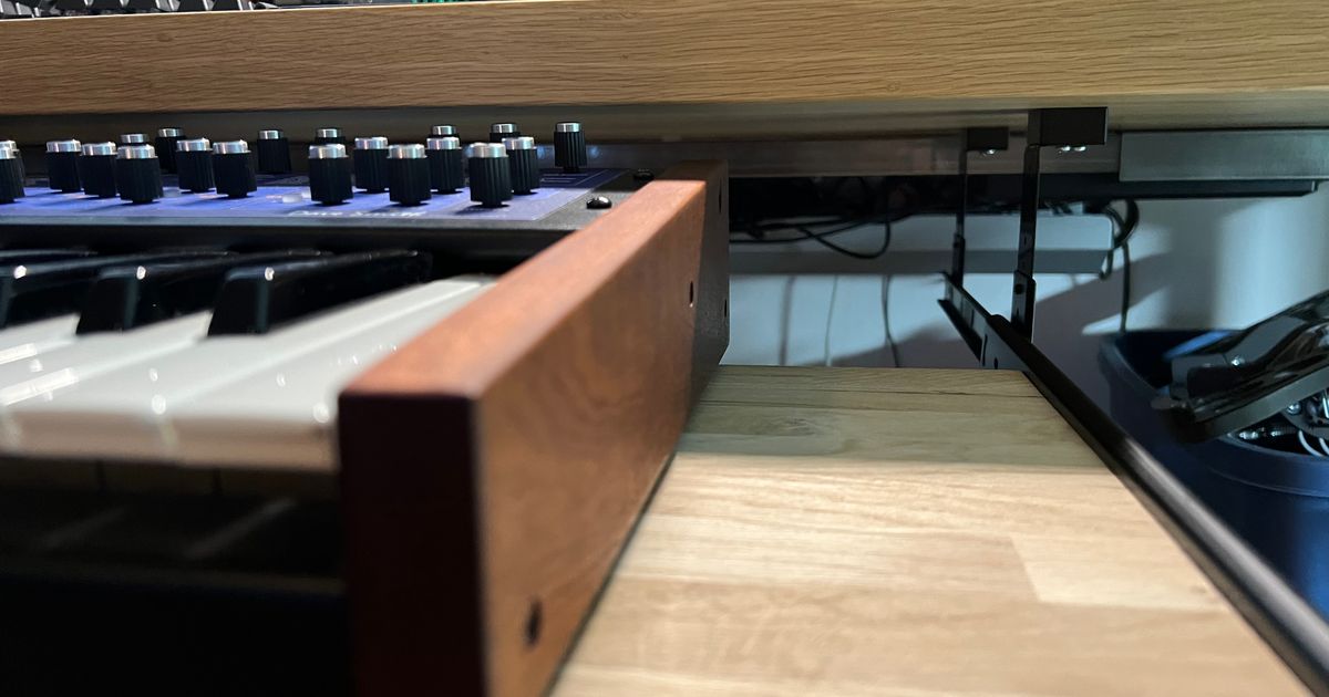 FRMSAET keyboard tray offset by andrewlb | Download free STL model ...