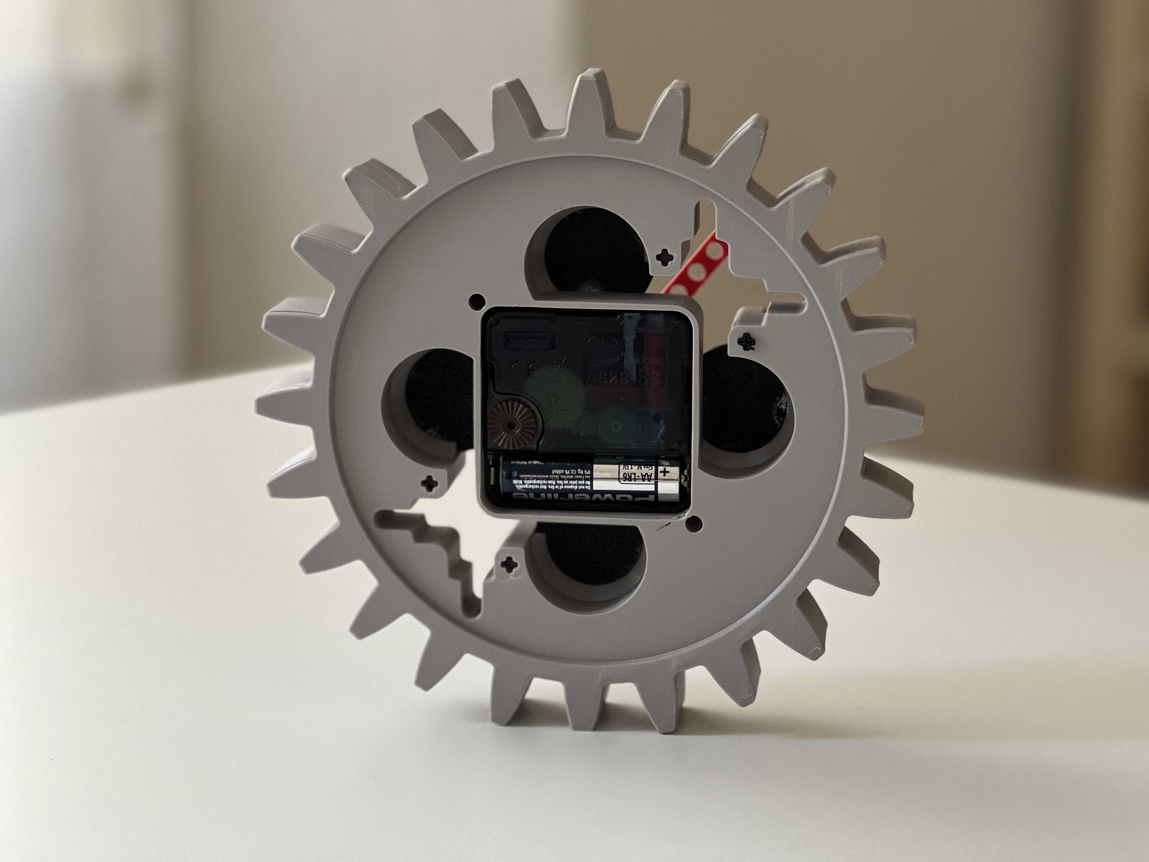 LEGO technic gear inspired clock x187 by woelpi | Download free STL ...