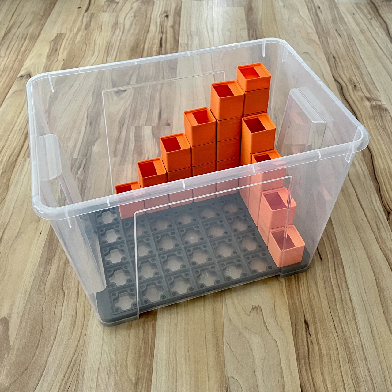 Gridfinity adapter for Ikea Samla box 22l by Akio | Download free STL ...