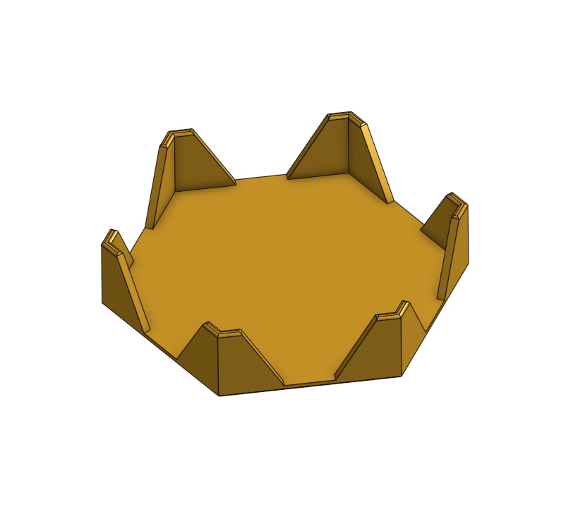 Hexagonal Coaster Set by Handy Handcrafts | Download free STL model ...