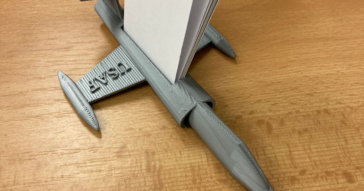 Plane business card stand by rstastny | Download free STL model ...