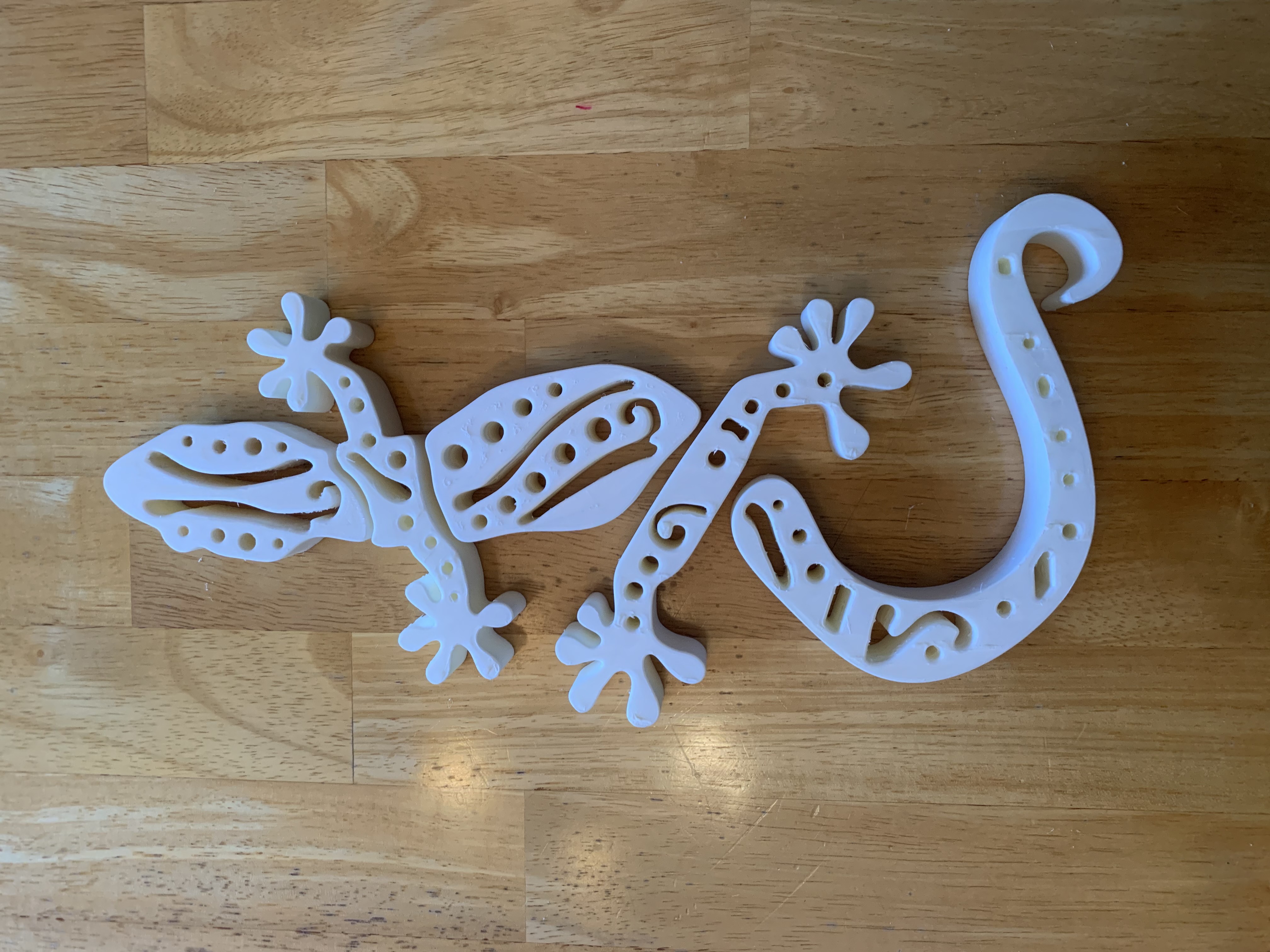 Wall art Gecko by Tabo | Download free STL model | Printables.com