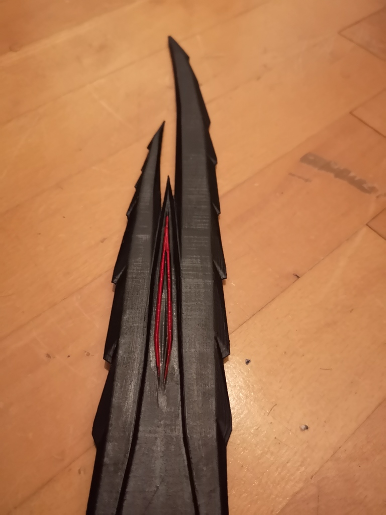 Daedric Greatsword (Skyrim) for BIG PRINTING by DirAgAlok | Download ...