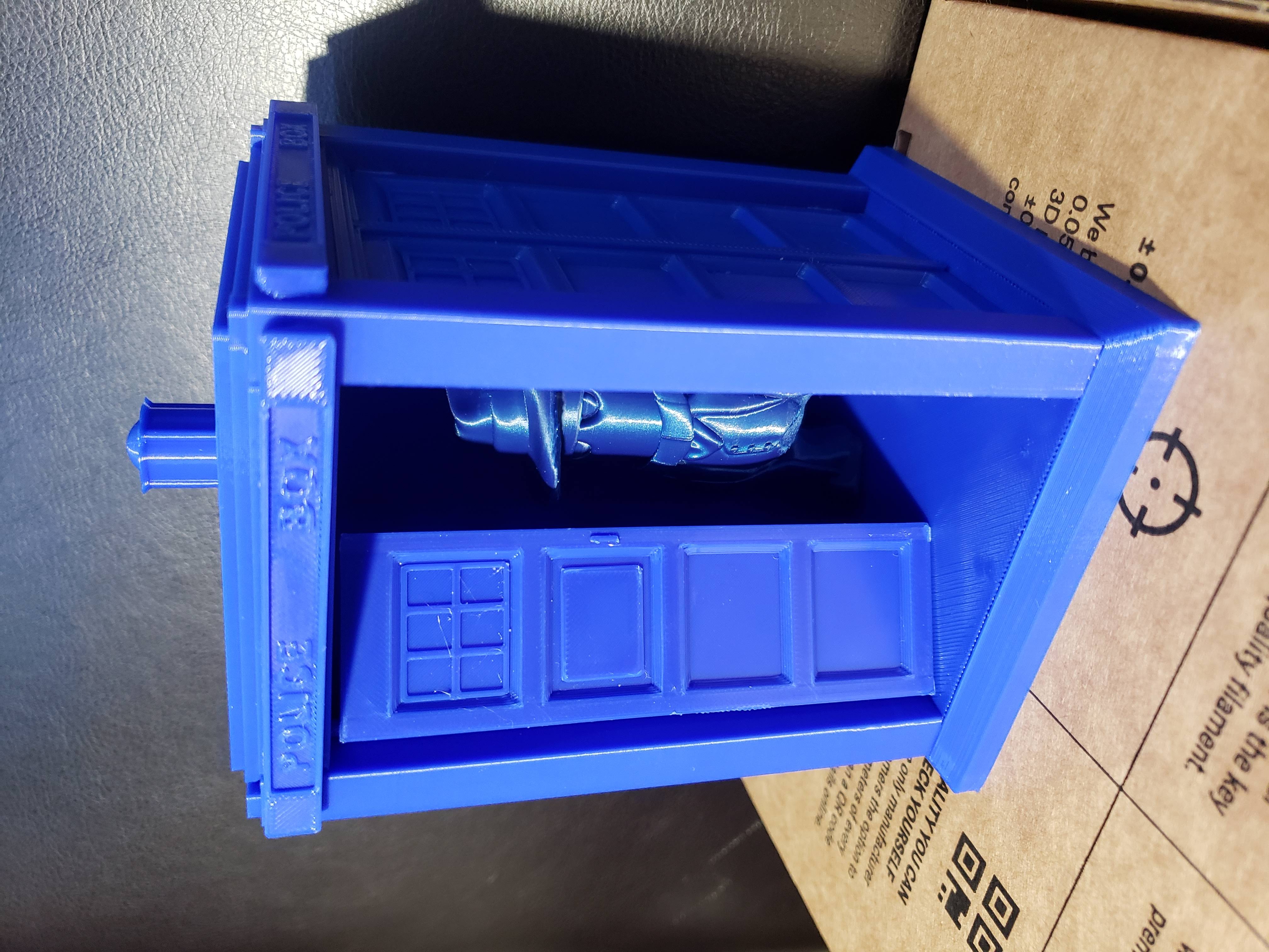 Mini Tardis (Sized for Wekster minis) by Dsk001 | Download free STL ...