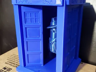 Mini Tardis (Sized for Wekster minis) by Dsk001 | Download free STL ...