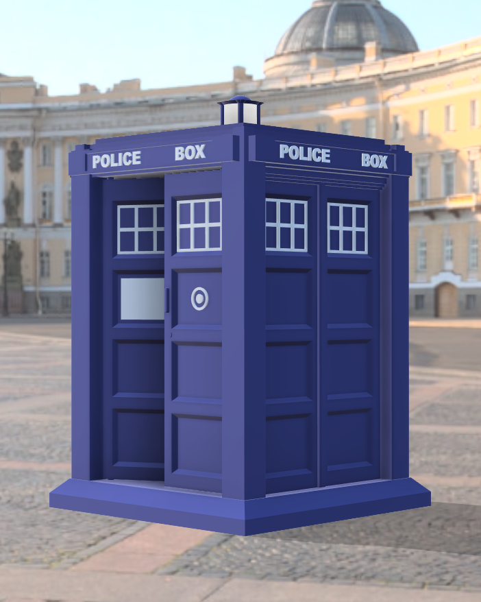 Mini Tardis (Sized for Wekster minis) by Dsk001 | Download free STL ...