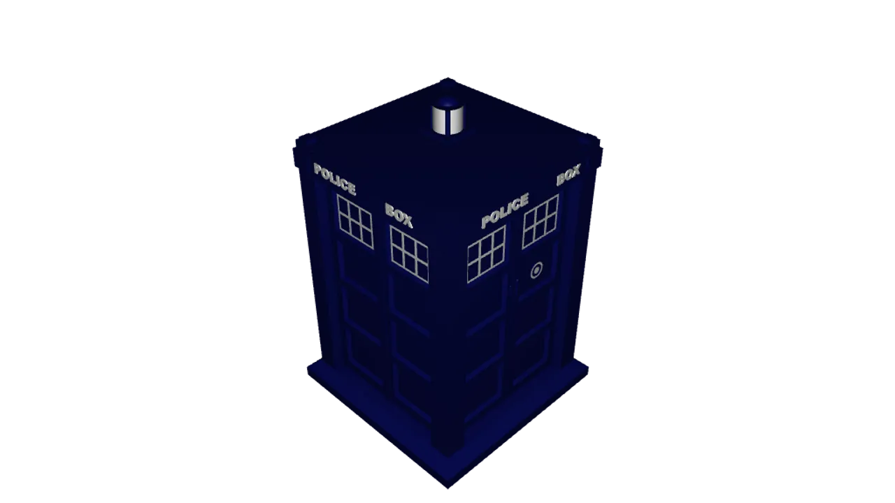Mini Tardis (Sized for Wekster minis) by Dsk001 | Download free STL ...