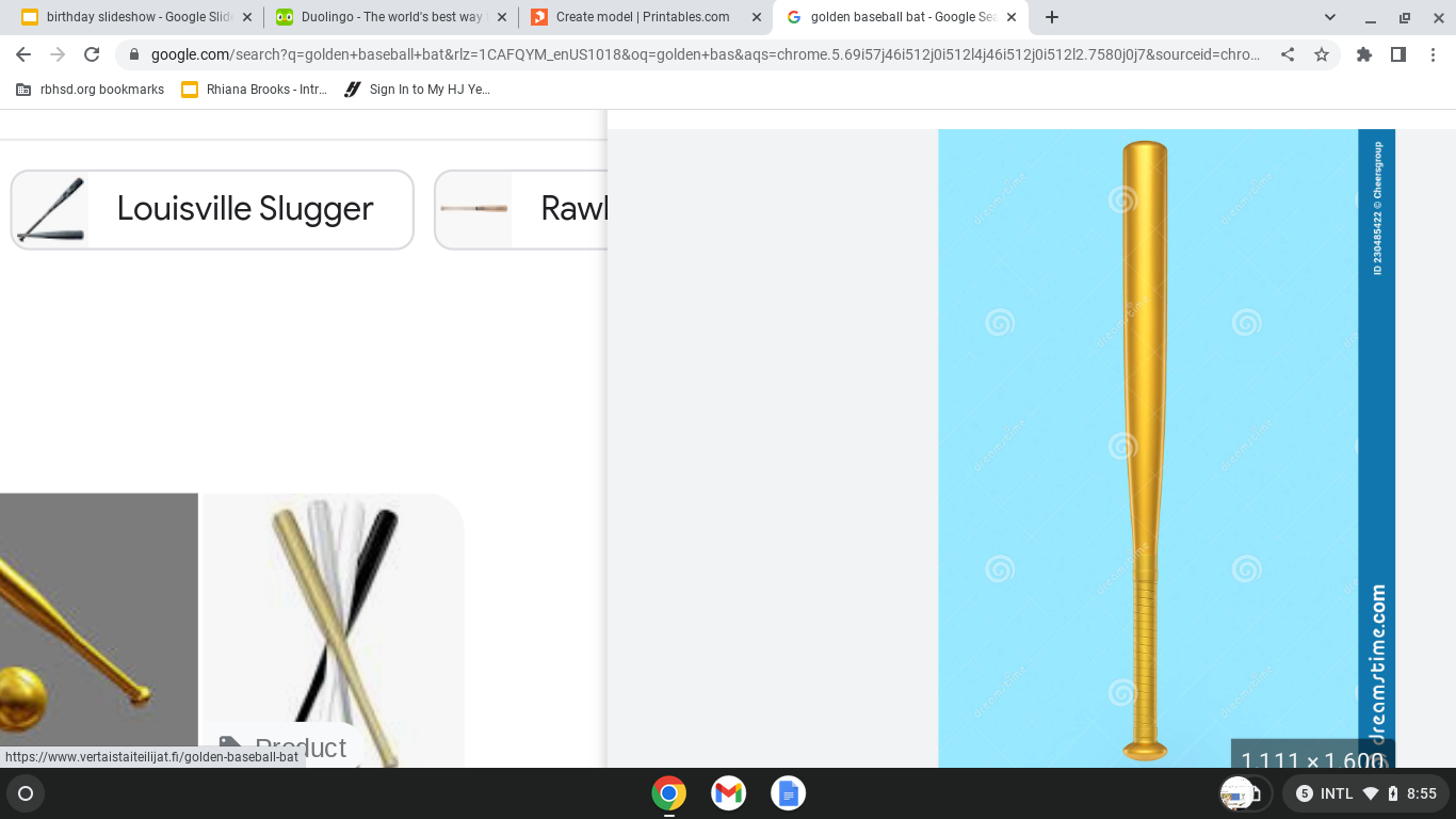baseball bat by Rhiana Scamander | Download free STL model | Printables.com
