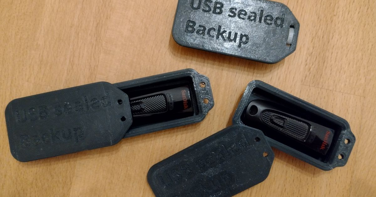 USB drive protection box by Jori | Download free STL model | Printables.com