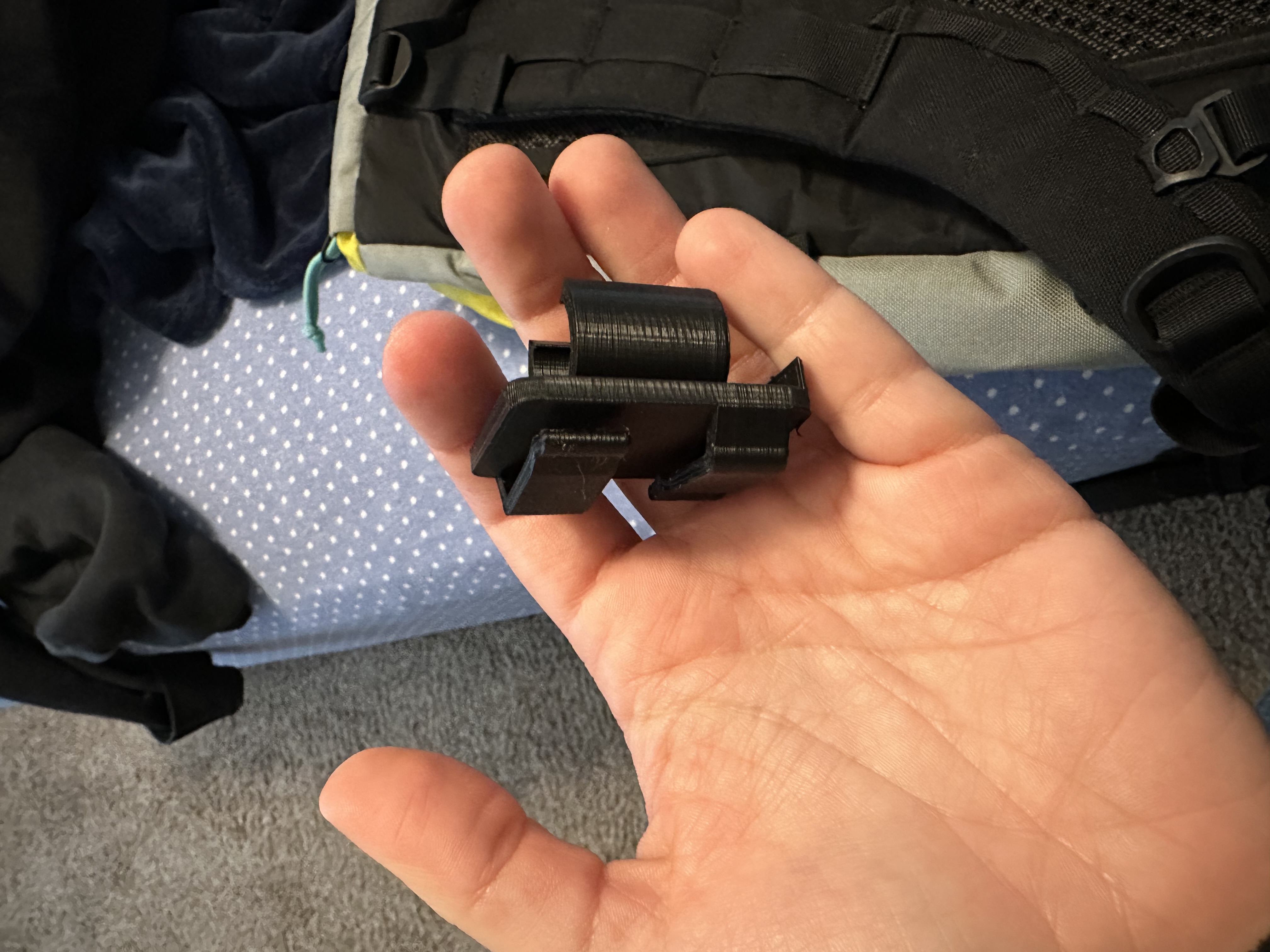 Backpack Strap Chapstick Clip by Leah J | Download free STL model ...