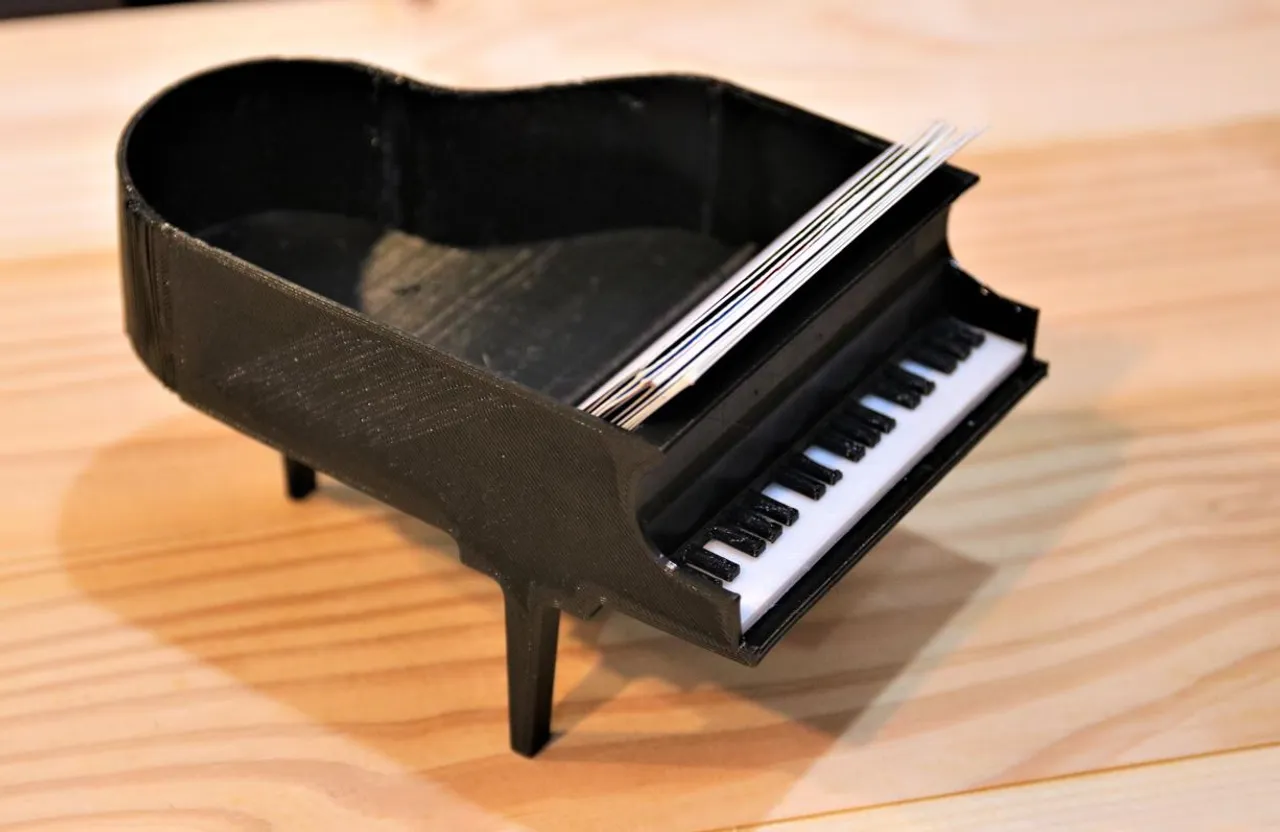 Grand Piano Business Card Holder by SimplyHong | Download free STL ...