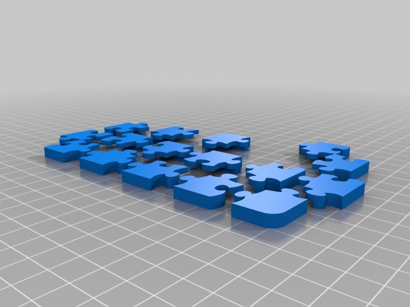 Puzzle Photo Frame by WSM25 | Download free STL model | Printables.com